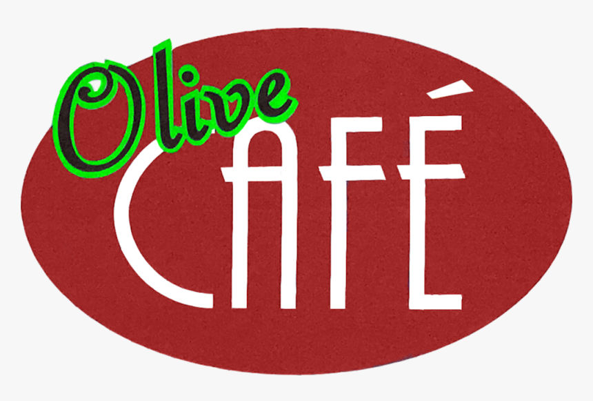Olive Cafe Oval Logo Cut Out Best New 1 - Circle, HD Png Download ...
