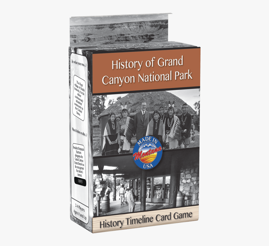 Grand Canyon National Park History Timeline Card Game - Made In Montana ...