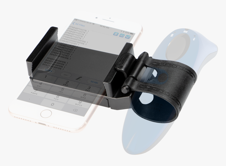 Barcode Scanner Holder For Mobile, HD Png Download , Transparent Png ...