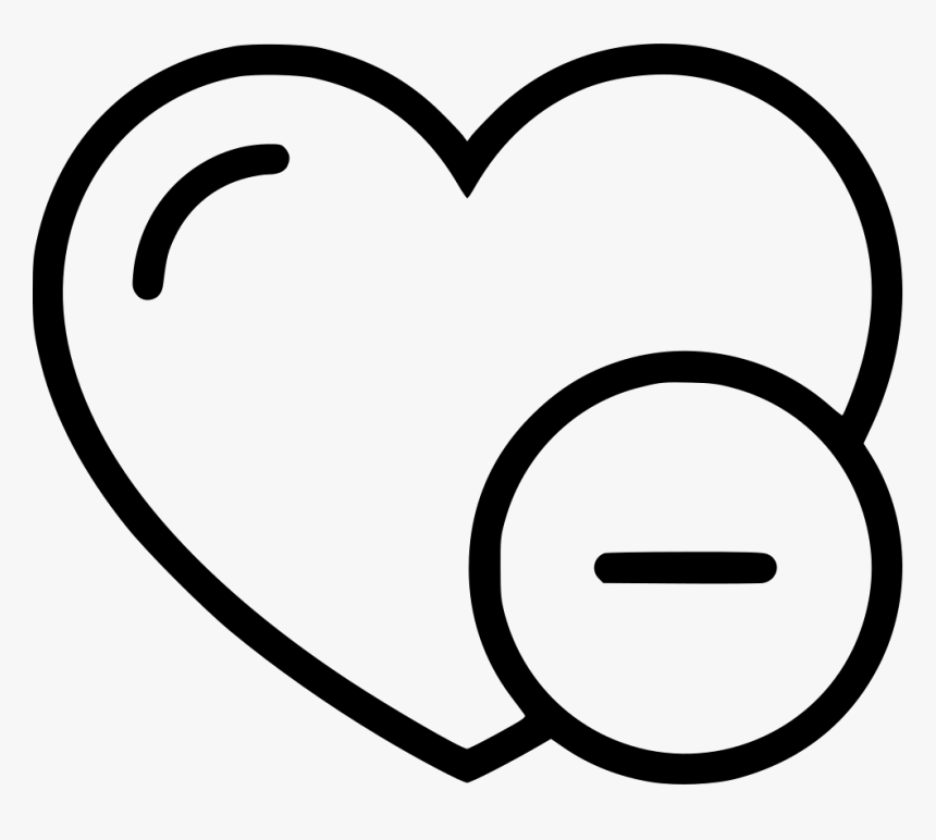 Favorite Minus - Heart, HD Png Download , Transparent Png Image - PNGitem
