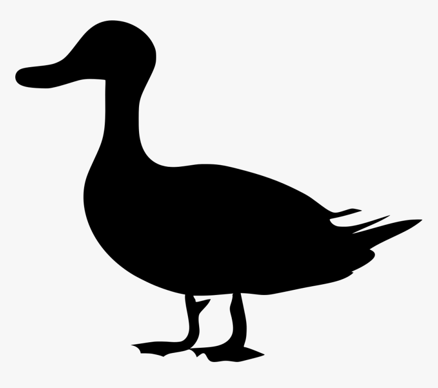 Duck Clipart Black, HD Png Download , Transparent Png Image - PNGitem