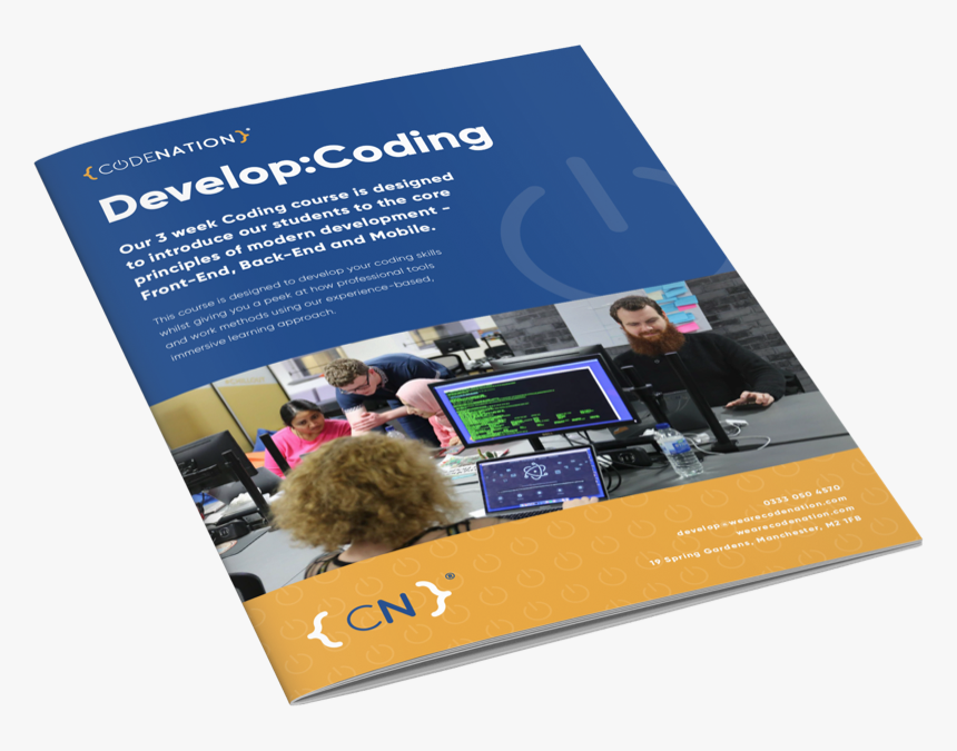 Develop Coding Course Brochure Body Image - Course Brochure Cyber ...