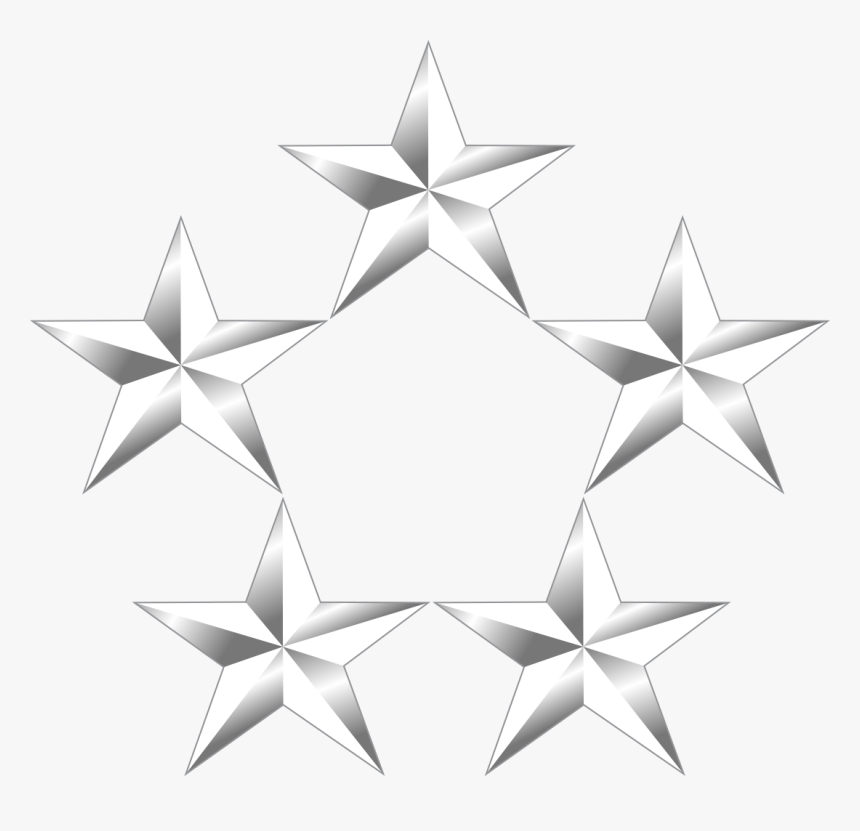 General 5 Star , Png Download - 5 Star General Stars, Transparent Png ...
