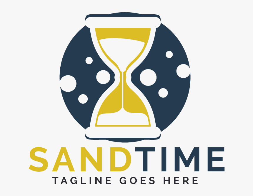 Sand Time Logo Design - Time Logo, HD Png Download , Transparent Png ...