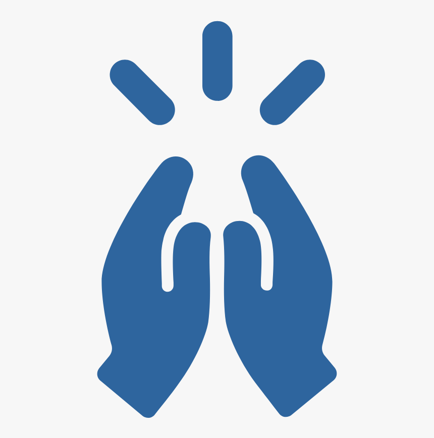 Icon Prayer Hands Glow, HD Png Download , Transparent Png Image - PNGitem