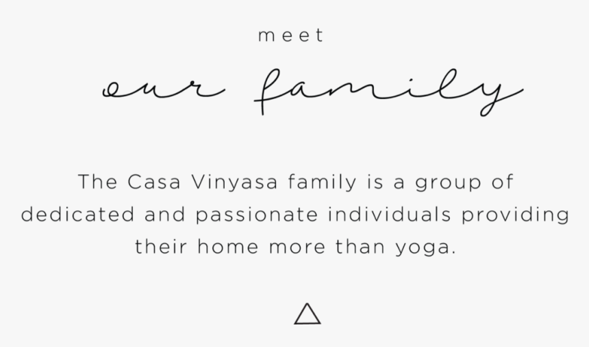 Meet Our Family - Handwriting, HD Png Download , Transparent Png Image ...