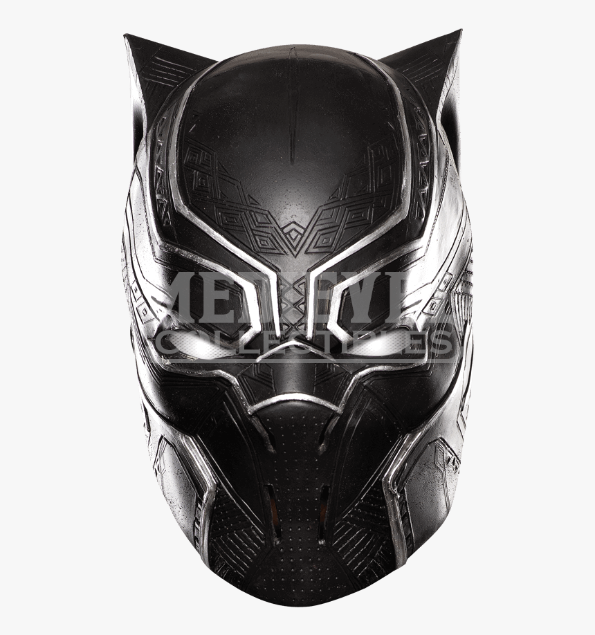 Black Panther Mask Png - Black Panther Front View, Transparent Png ...