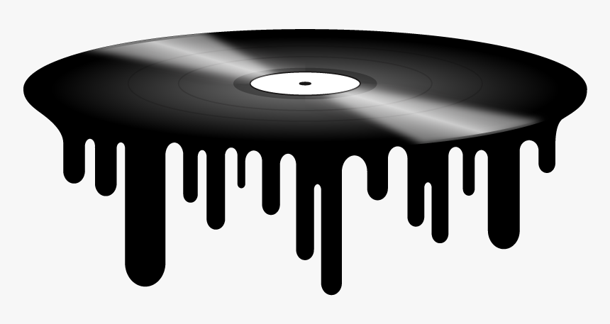 Melting Vinyl Record Png - Melting Record, Transparent Png ...