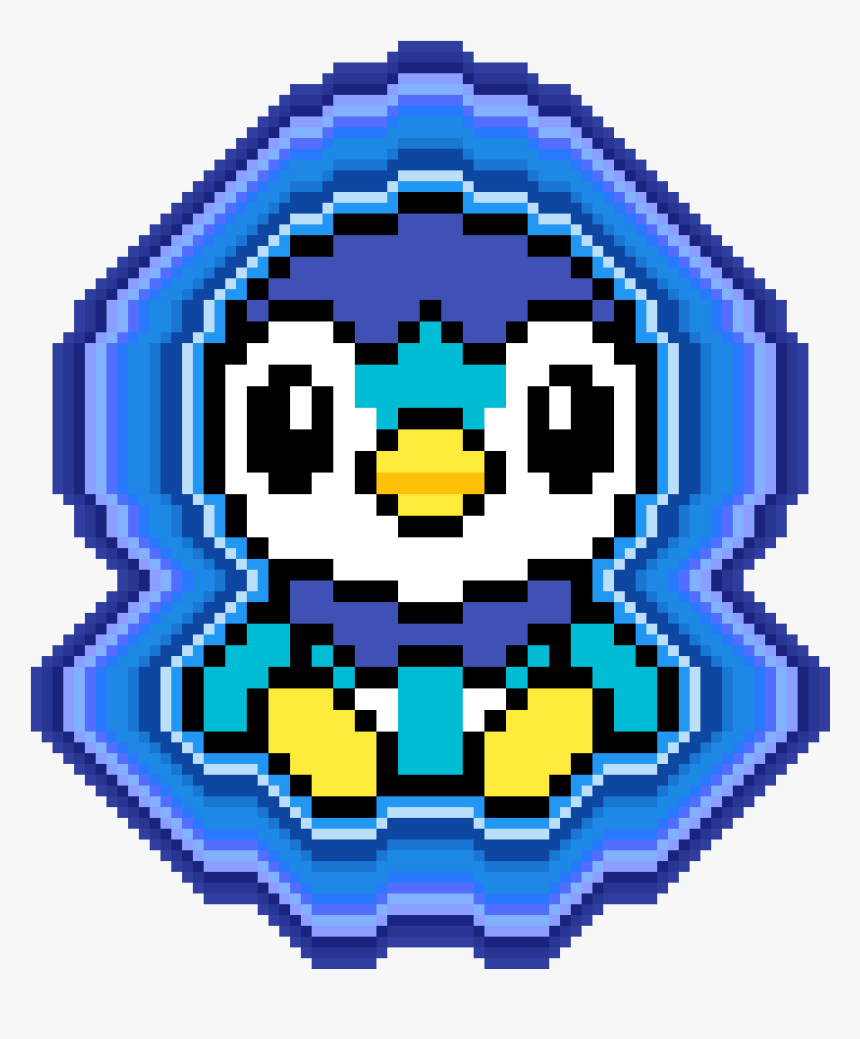 Piplup Pixel Art, HD Png Download , Transparent Png Image - PNGitem