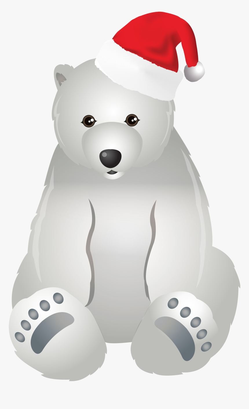 Holiday Polar Bear Clip Art