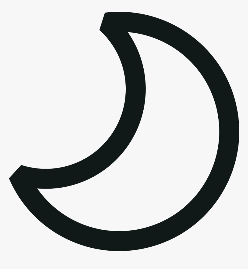Moon Symbol Transparent Background, HD Png Download , Transparent Png ...