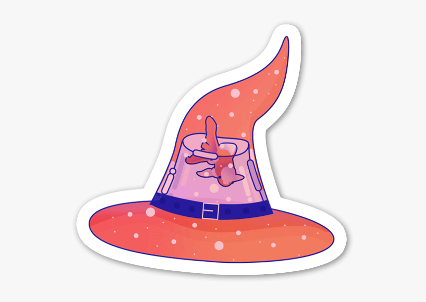 Witch Hat Sticker, HD Png Download , Transparent Png Image - PNGitem