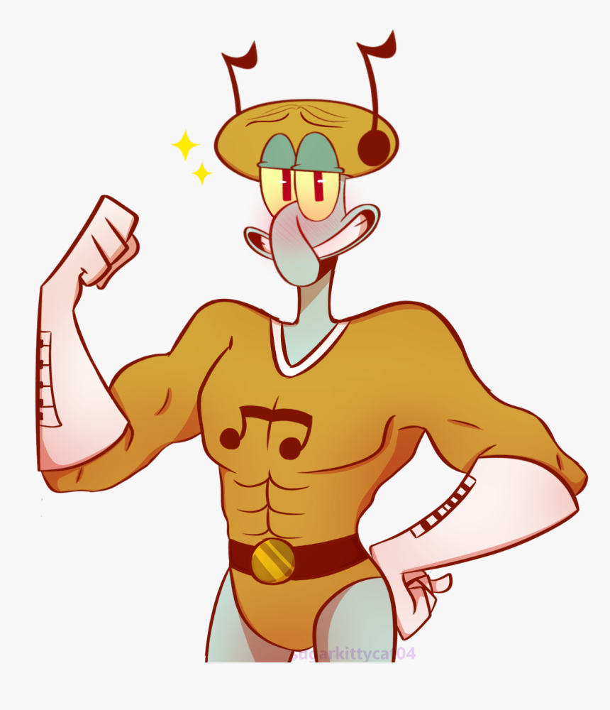 Squidward/sour Note - Cartoon, HD Png Download , Transparent Png Image - PNGitem