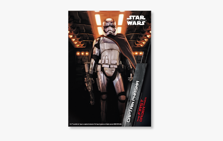 Captain Phasma Tfa First Order Poster - Star Wars Dvd 1 8, HD Png ...