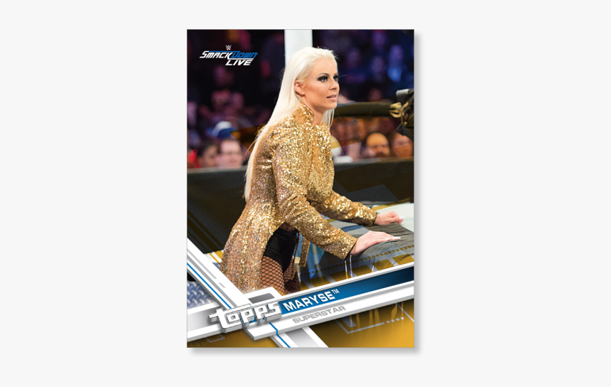 Maryse 2017 Topps Wwe Base Cards Poster Gold Ed - Maryse Wwe Yellow, HD ...