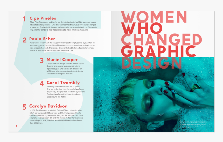 Women Who Changed Graphic Design, HD Png Download , Transparent Png ...