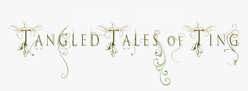 Tangled Tales Of Ting - Calligraphy, HD Png Download , Transparent Png ...