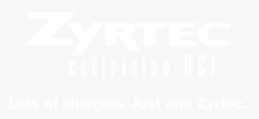 Zyrtec Logo Black And White - Johns Hopkins Logo White, HD Png Download ...