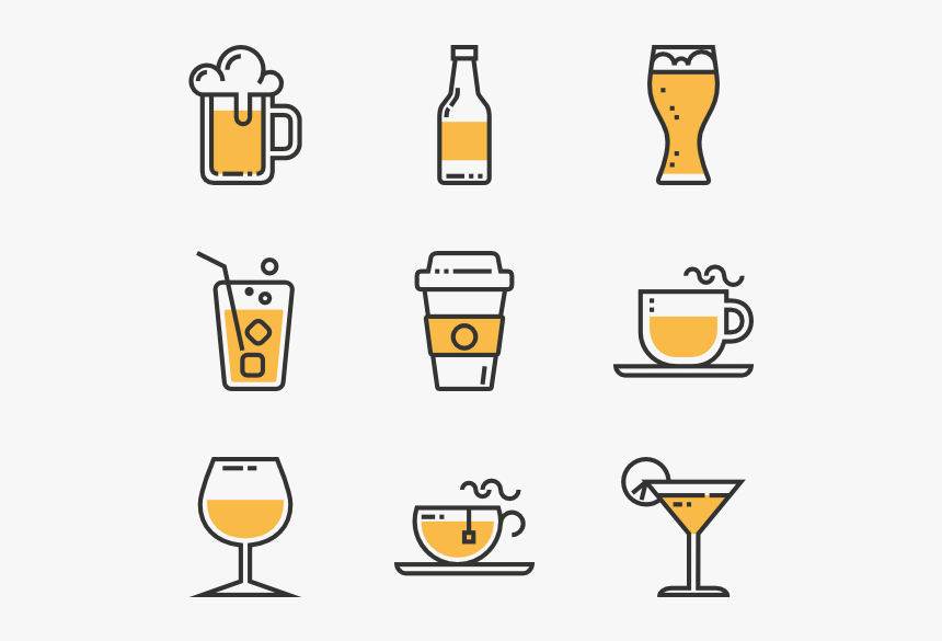 Beverages Icons, HD Png Download , Transparent Png Image - PNGitem