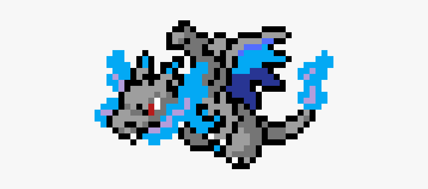 Pixel Art Charizard X, HD Png Download , Transparent Png Image - PNGitem