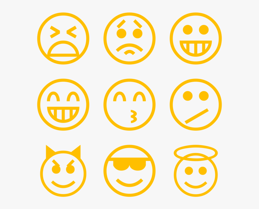 Neutral Smiley Face, HD Png Download , Transparent Png Image - PNGitem
