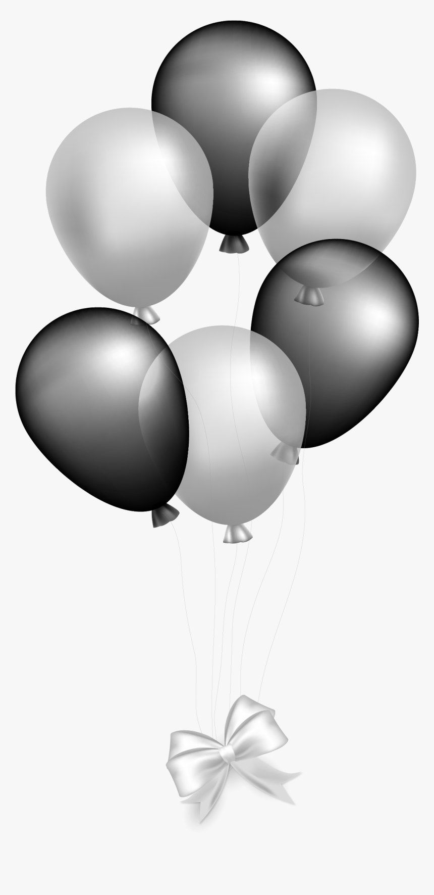 Transparent Background Silver Balloons Png, Png Download , Transparent ...