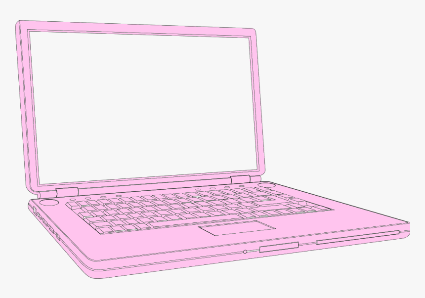 Pinklaptop Vector 876570 - Netbook, HD Png Download , Transparent Png ...
