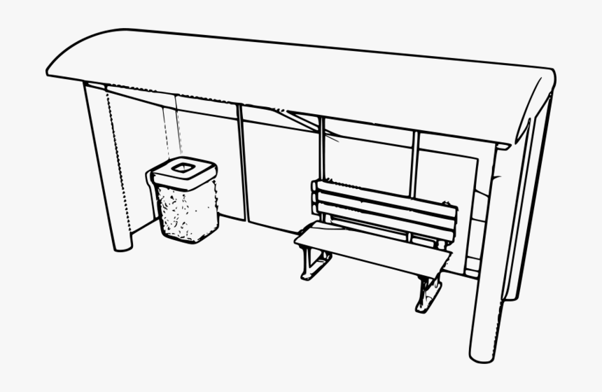 Drawing At Getdrawings Com - Bus Stop Drawing Easy, HD Png Download ...