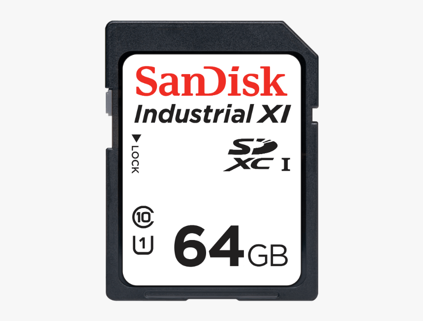 Sandisk Industrial Sd Card, HD Png Download , Transparent Png Image ...