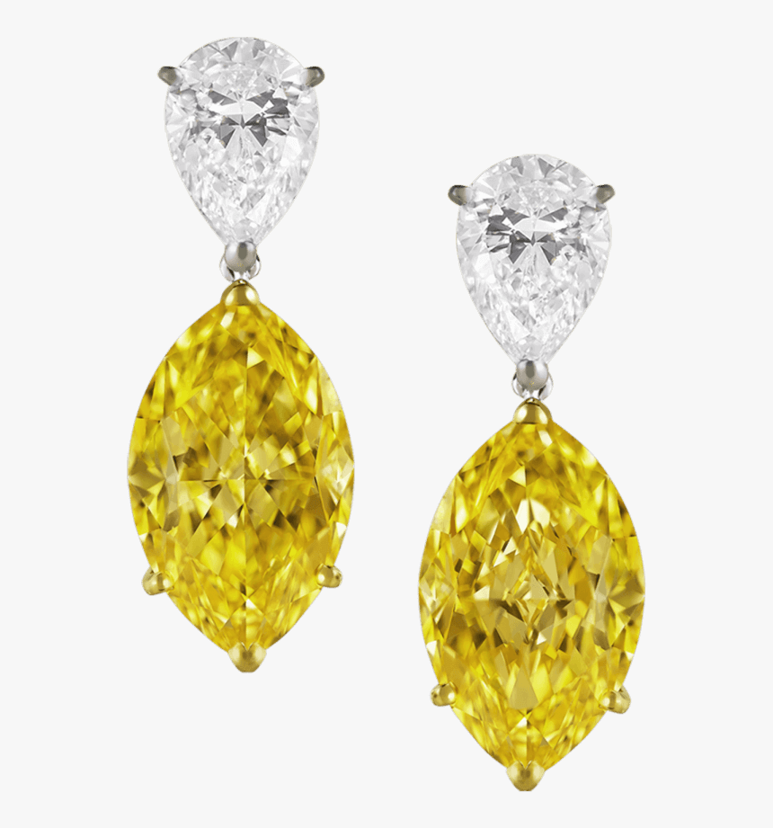 Fancy Diamond Earrings Png, Transparent Png , Transparent Png Image ...