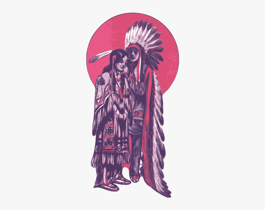 Native American Couple Vector Image - Native American Couple Png ...