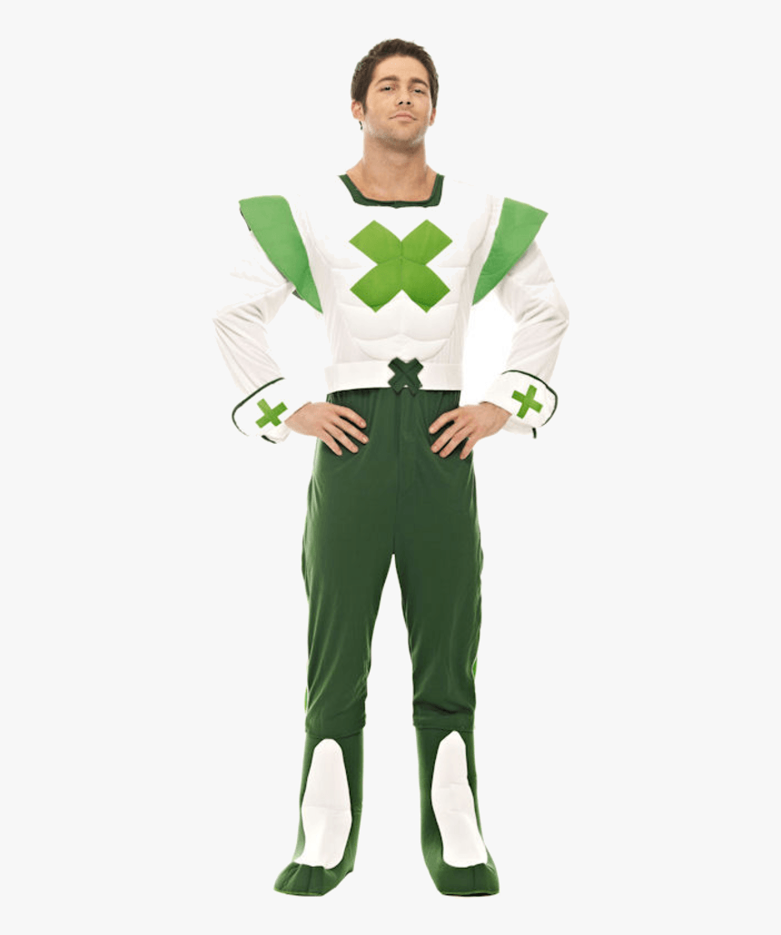 Green Cross Code Man Costume, HD Png Download , Transparent Png Image ...