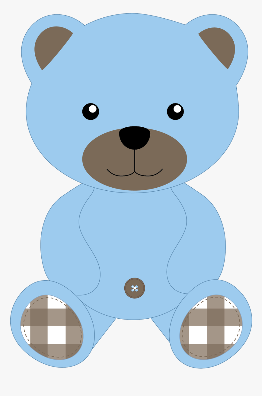 Blue Teddy Bear Clipart