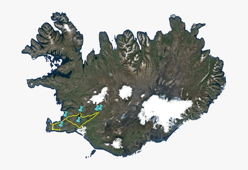 Iceland Map, HD Png Download , Transparent Png Image - PNGitem