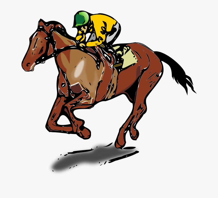 Free Jockey Clip Art - Kentucky Derby Horses Clip Art, HD Png Download ...