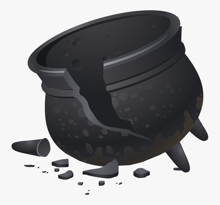 Pot, Cracked, Clay, Broken, Crack, Gray, Damage - African Pot Vector ...