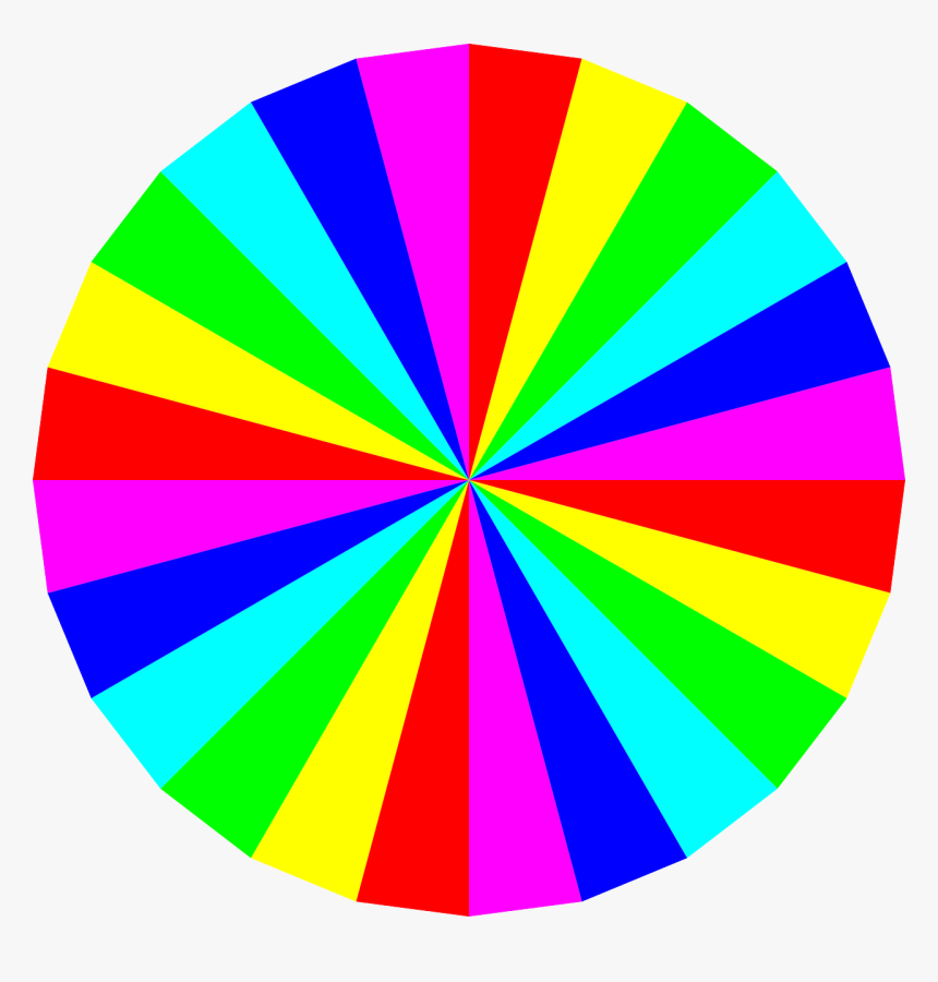 Rainbow Colours In Circle, HD Png Download , Transparent Png Image ...