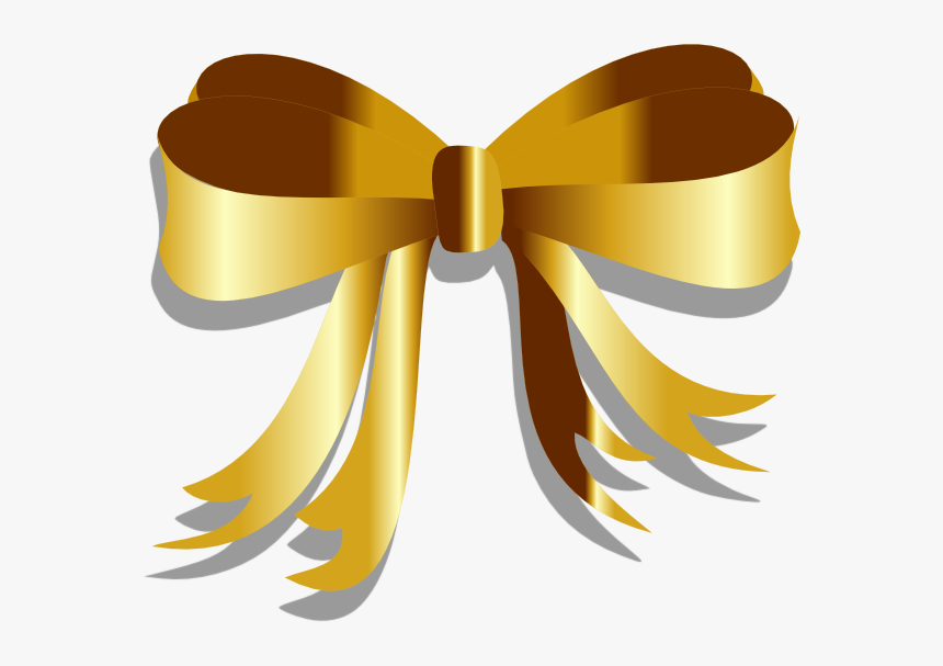 Golden Ribbon Transparent Background Png - Golden Ribbon In Png, Png ...