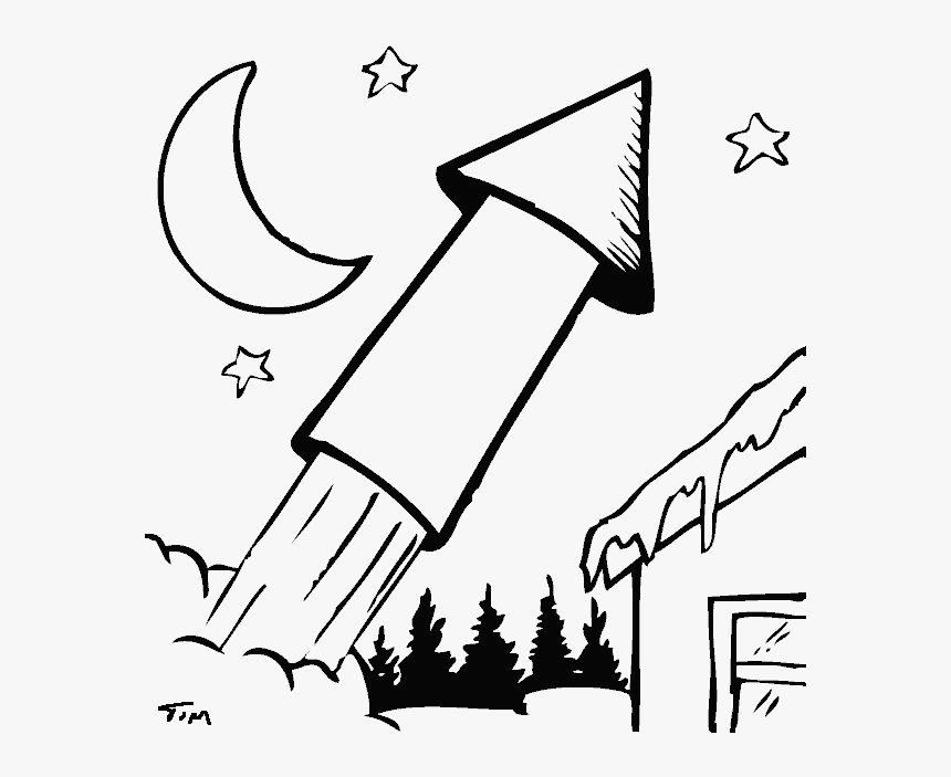 Download Firework Cartoon Coloring Clipart Coloring - Firework Picture ...
