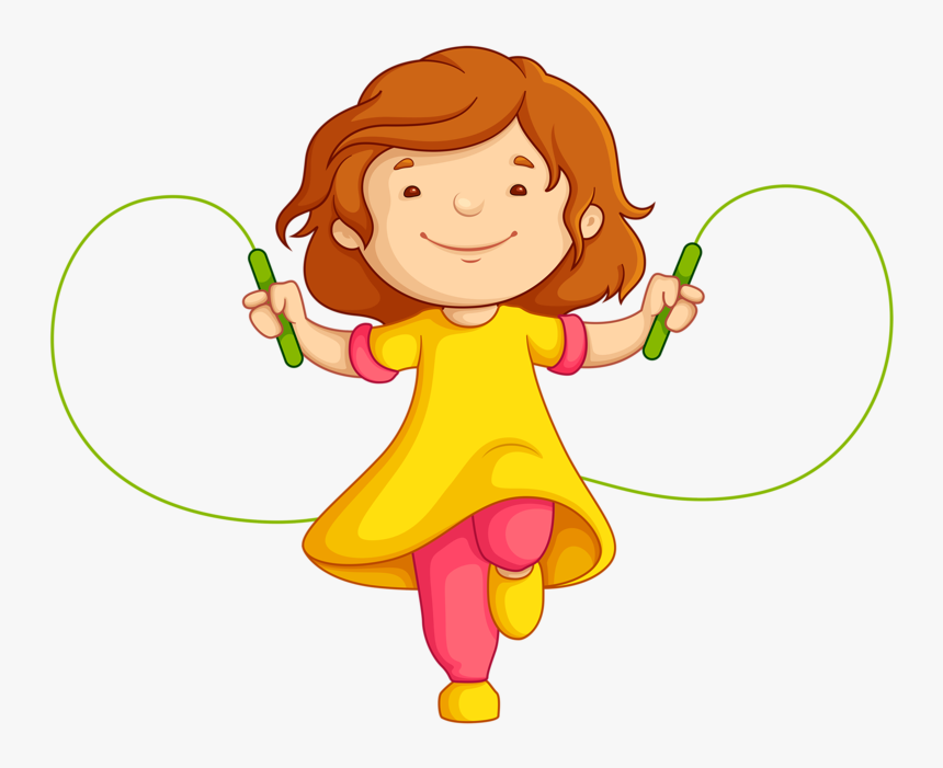Png Pinterest School - Girl Jumping Rope Clipart, Transparent Png ...