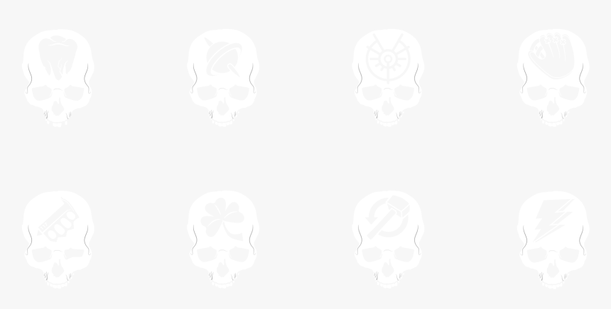Halo 5 Skull Iconography - Skulls Halo, HD Png Download , Transparent ...
