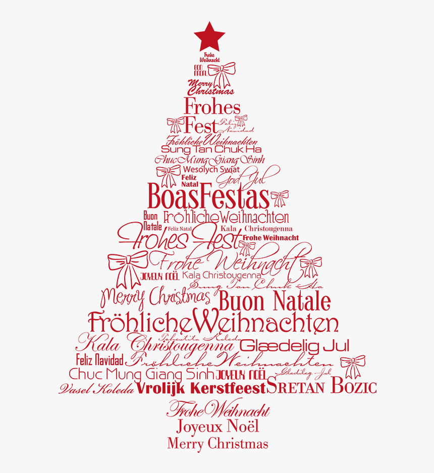 Merry Christmas In Lots Of Languages, HD Png Download , Transparent Png ...