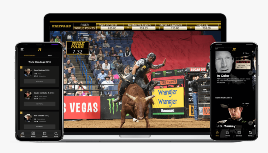 Devices2 - Professional Bull Riders Ride Pass Logo Png, Transparent Png ...