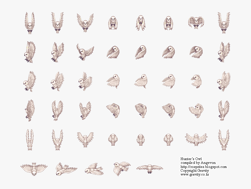 Bird sprites