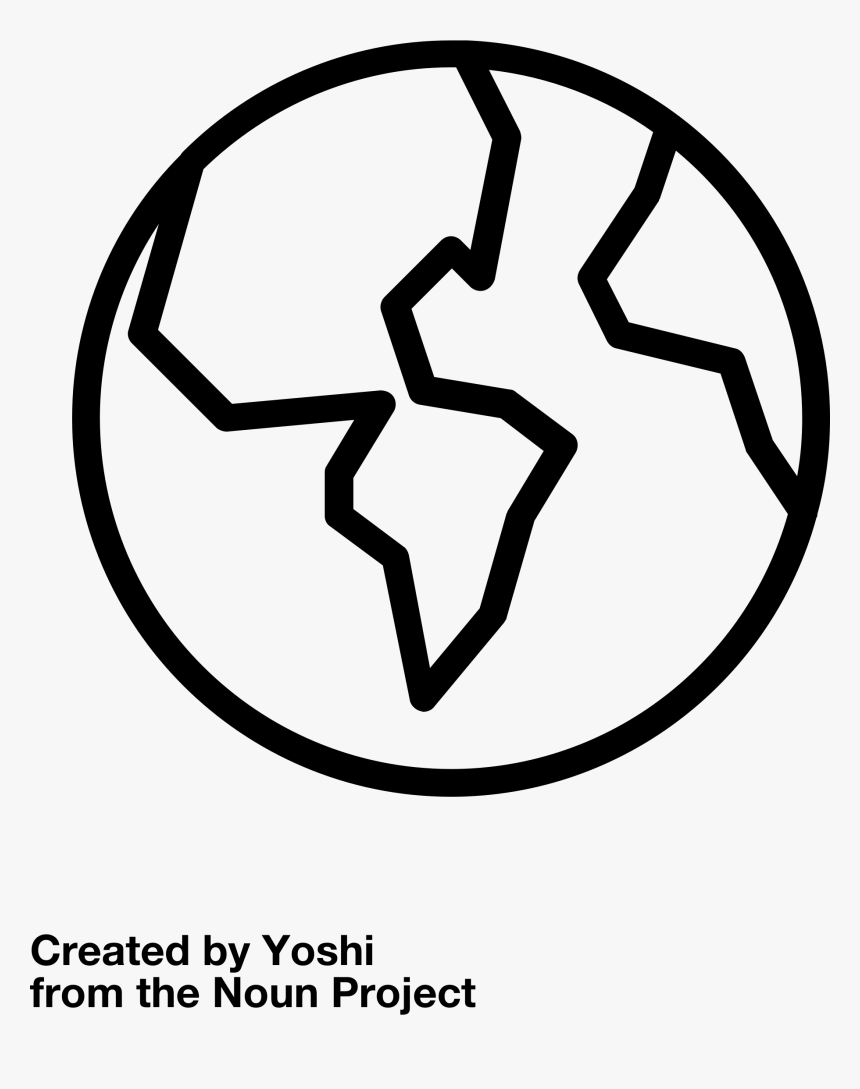 Earth Outline Png - Transparent Globe Outline Png, Png Download ...