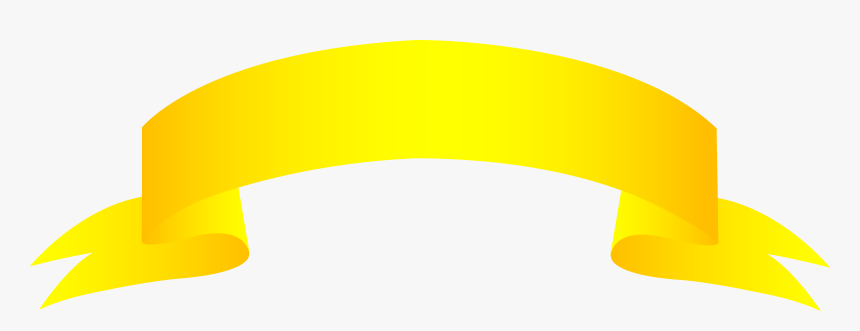 Golden Banner - Yellow Gold Banner, HD Png Download , Transparent Png ...