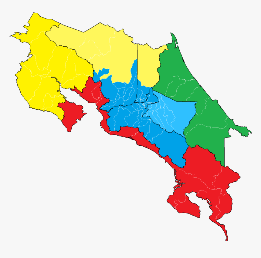 Costa Rica Map Vector, HD Png Download , Transparent Png Image - PNGitem