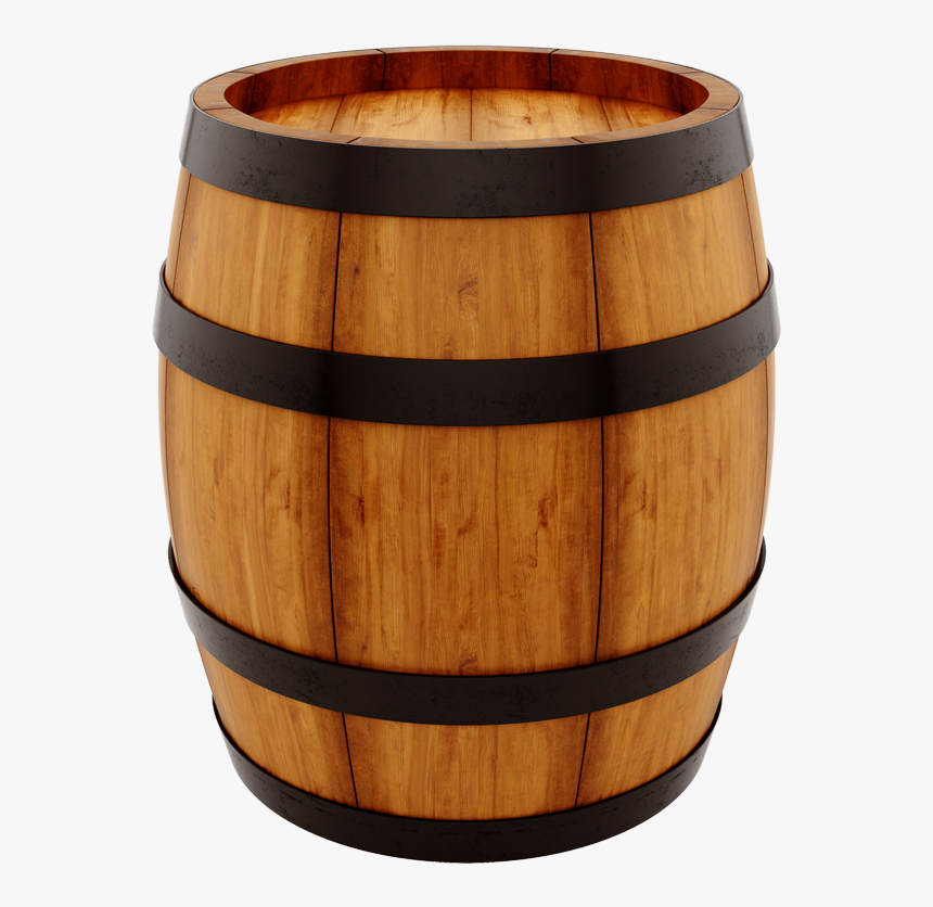 Transparent Wooden Barrel Clipart - Wooden Barrel Transparent ...