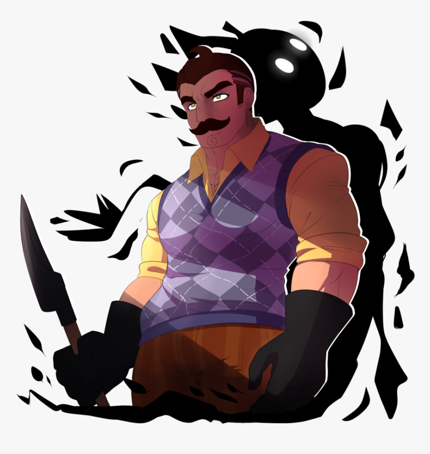 Love Clipart Neighbor - Hello Neighbor X Shadow Man, HD Png Download ...