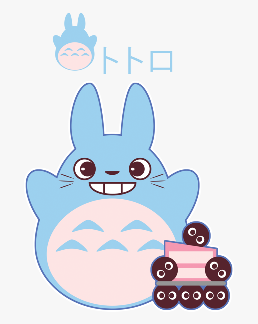 Chibi Blue Totoro Gift By Itachi Roxas - Totoro Chibi Png, Transparent ...